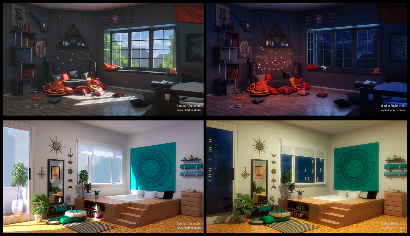 ArtStation - Modern Interior BG