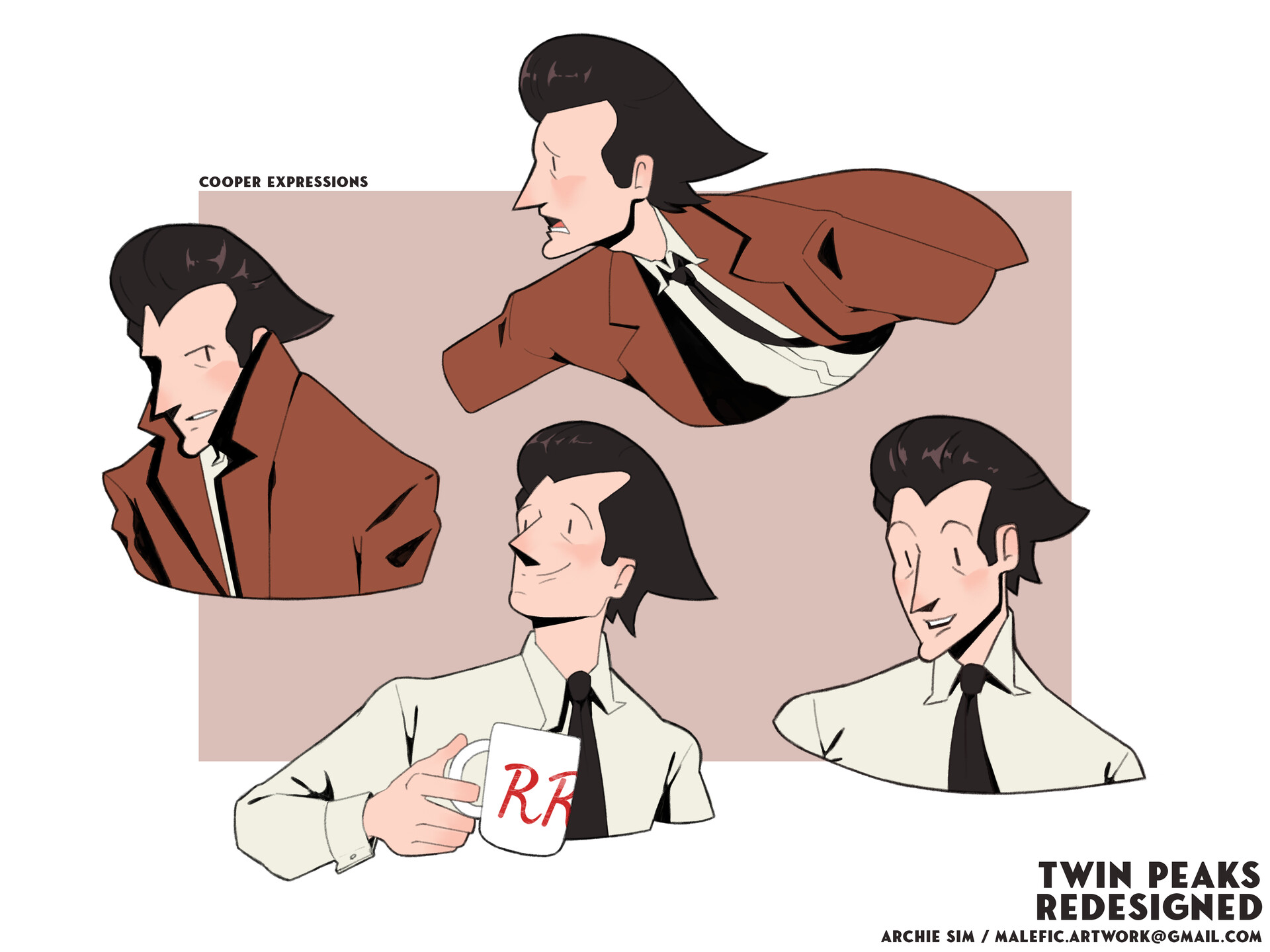 Archie Sim - Twin Peaks Redesigned