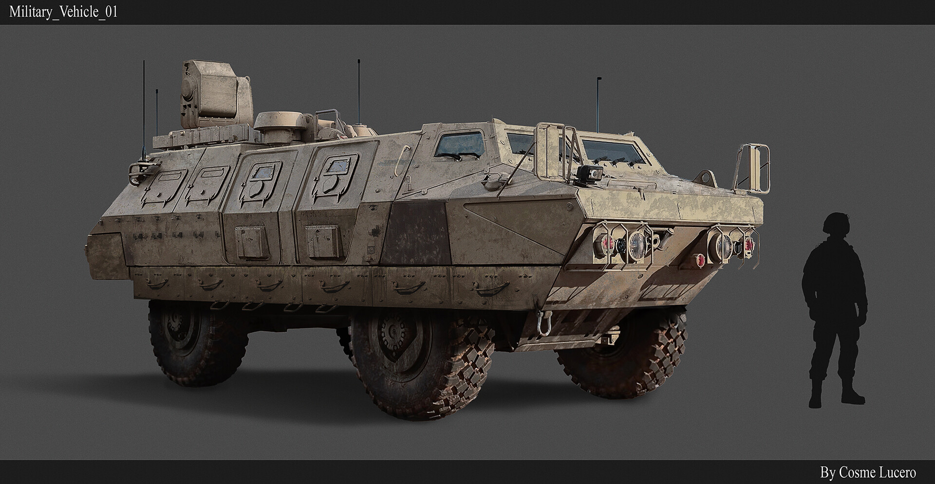 ArtStation - Military Vehicle 01