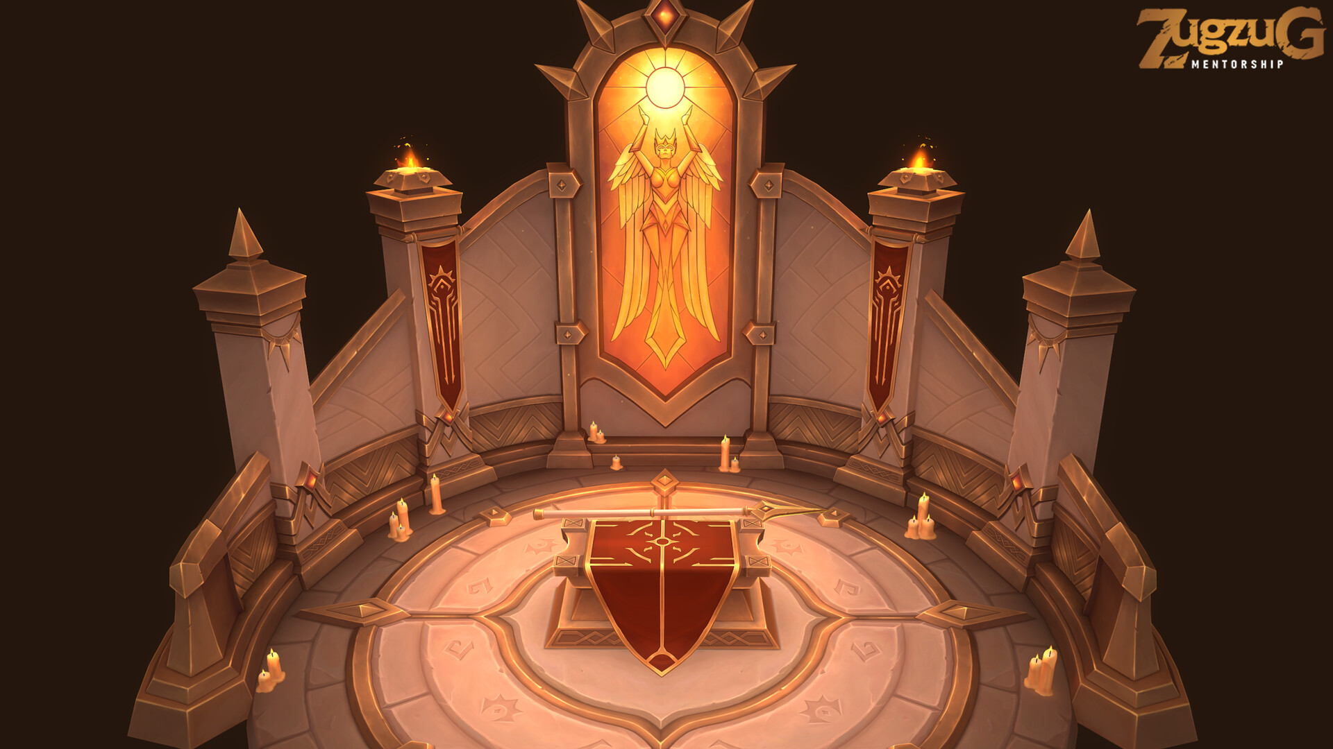 ZUGZUG Studio - SunFire Altar Diorama