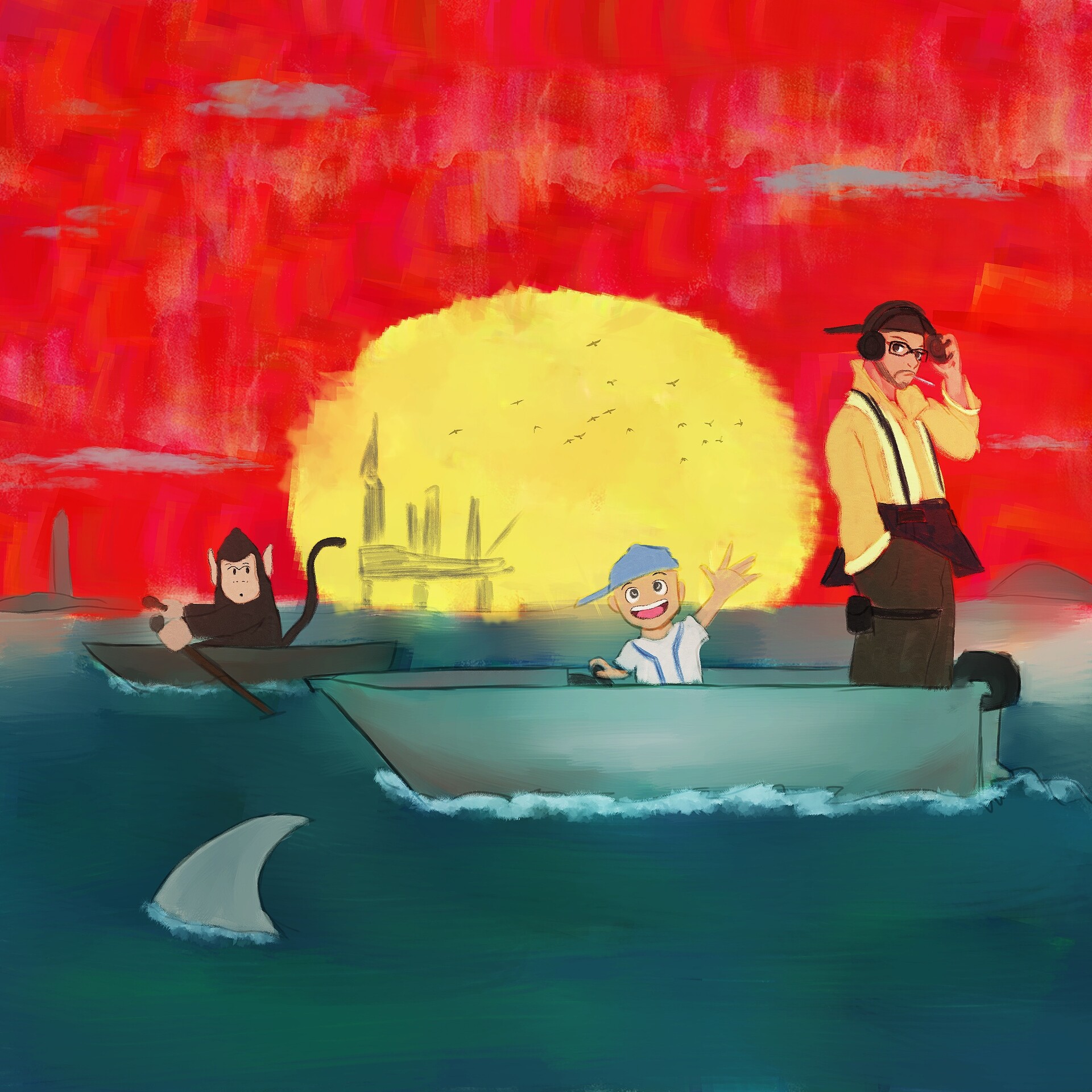 ArtStation - Floating album cover (2022)