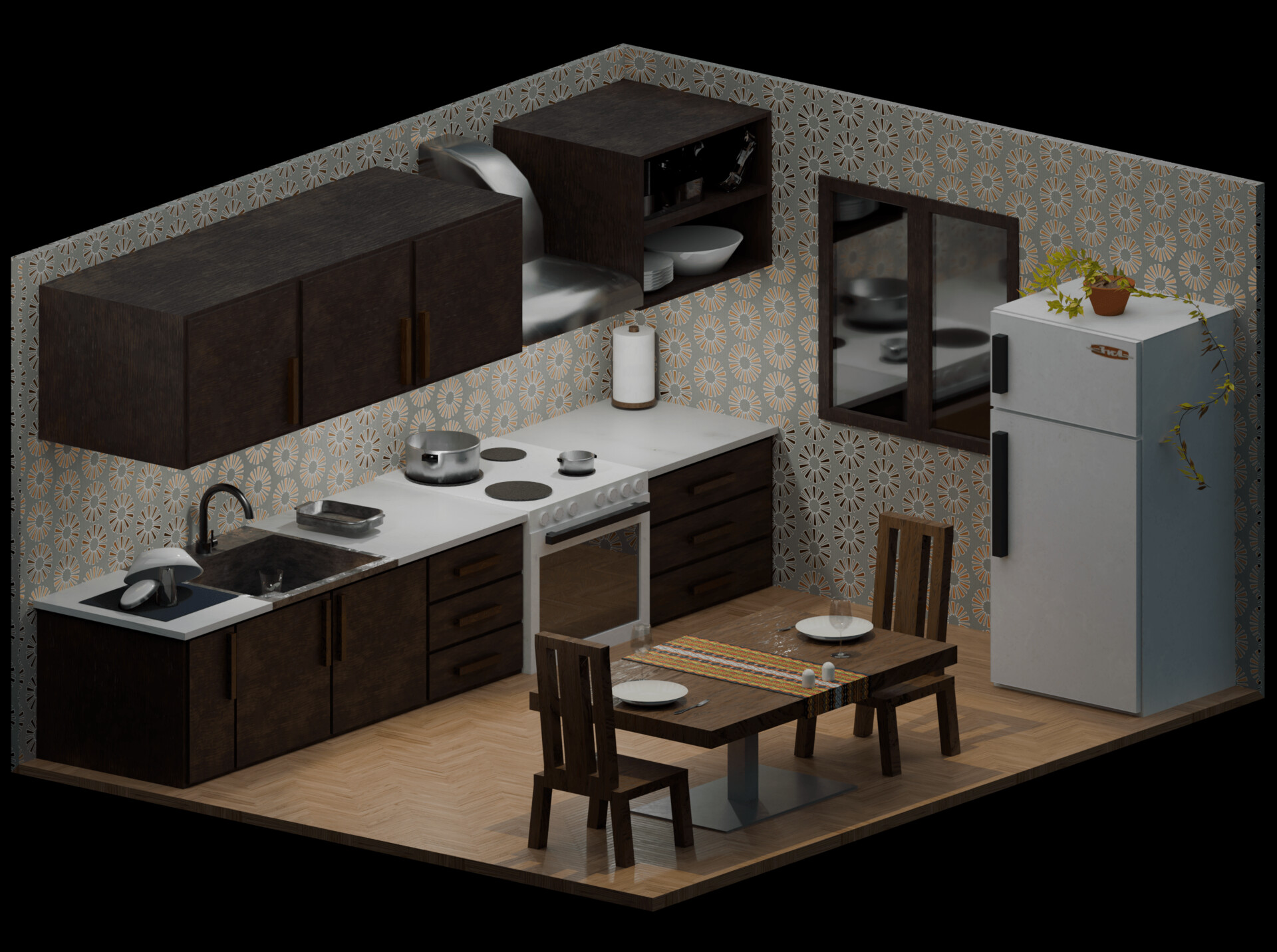 ArtStation - Isometric Kitchen
