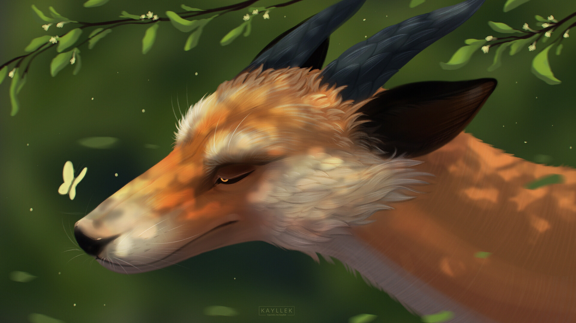 ArtStation - Foxy dragon