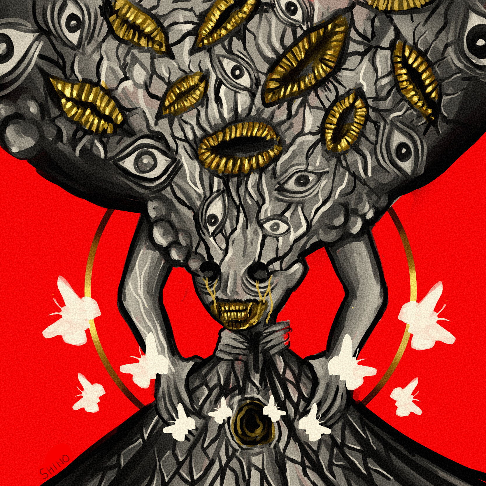 ArtStation - Mouth and eyes of doom