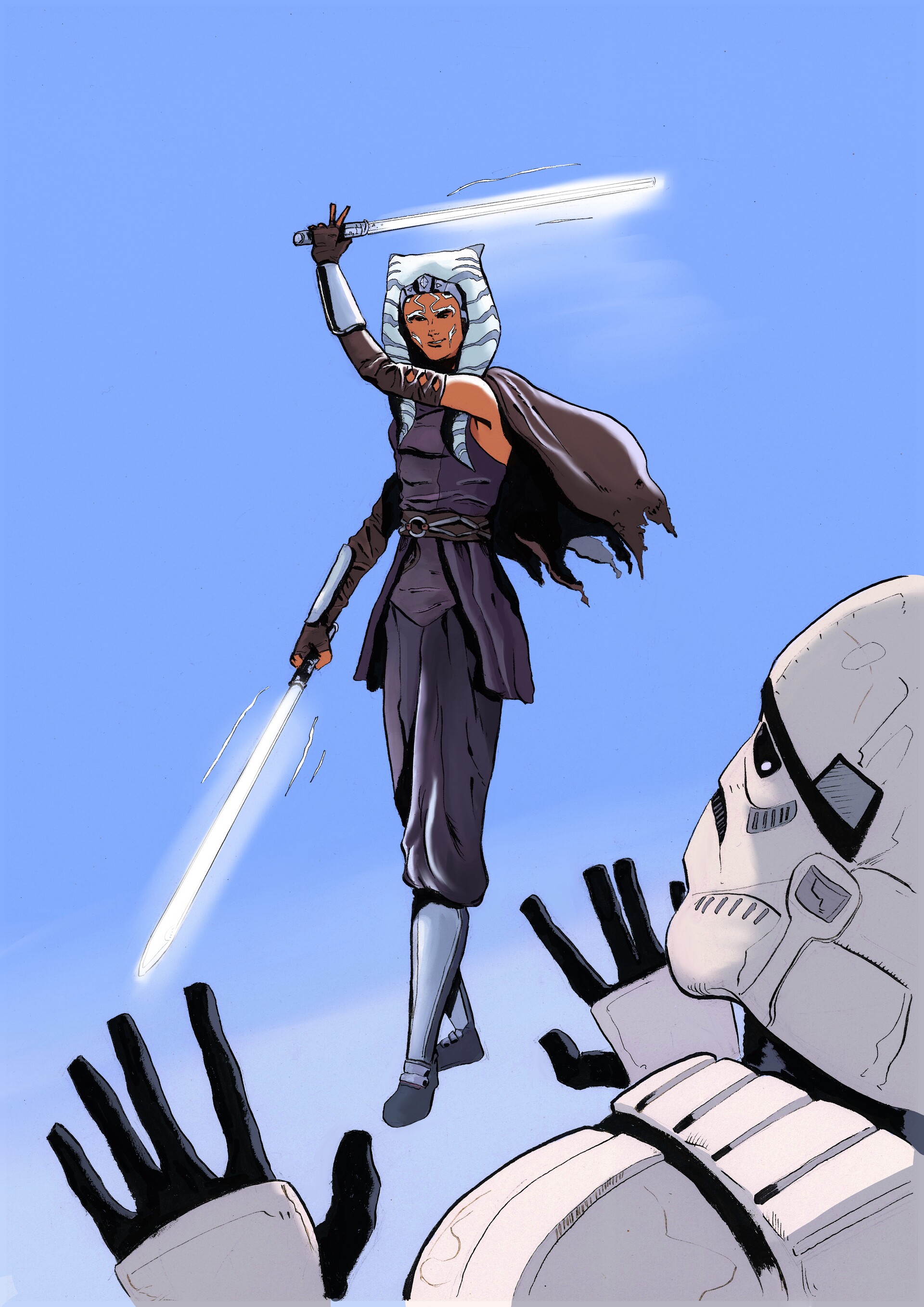 Artstation Ahsoka Comic Art