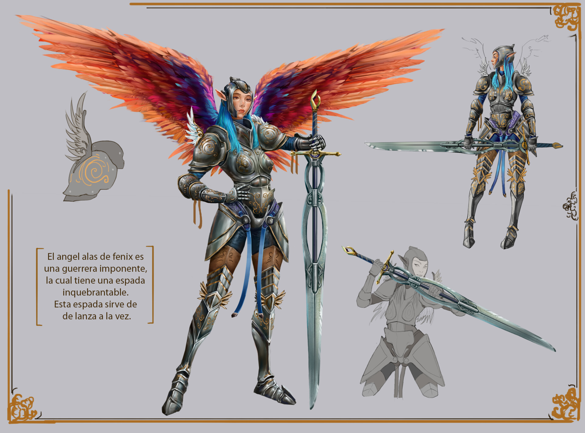 ArtStation - Angel alas de Fenix