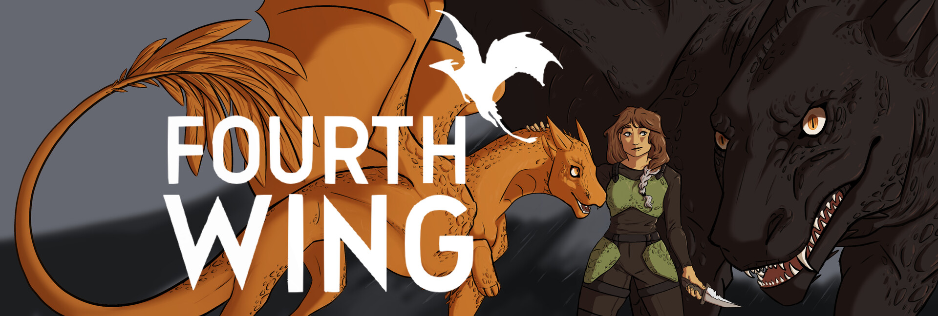 ArtStation - Fourth Wing Netflix mock up