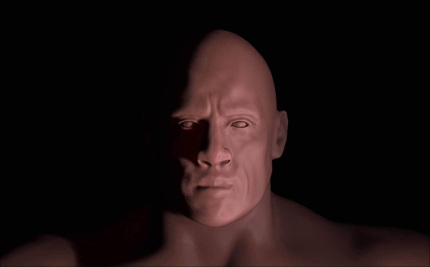 ArtStation - "Rock Solid - Dwayne Johnson Sculpt