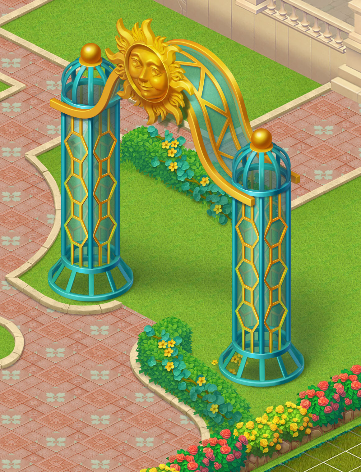 ArtStation - Isometric props for the Manor Matters project