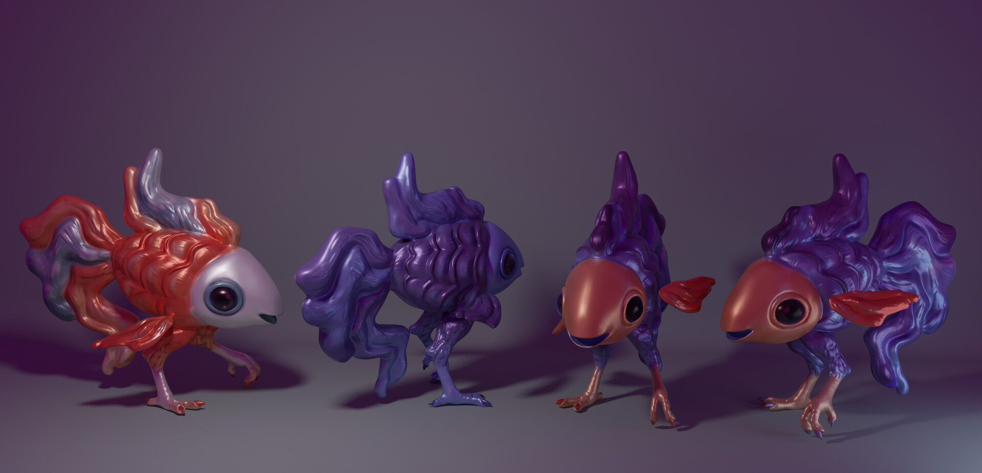 ArtStation - fairy fish (model)
