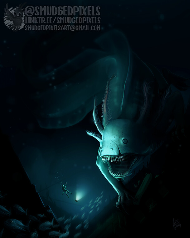 ArtStation - Axolotl Sea Monster