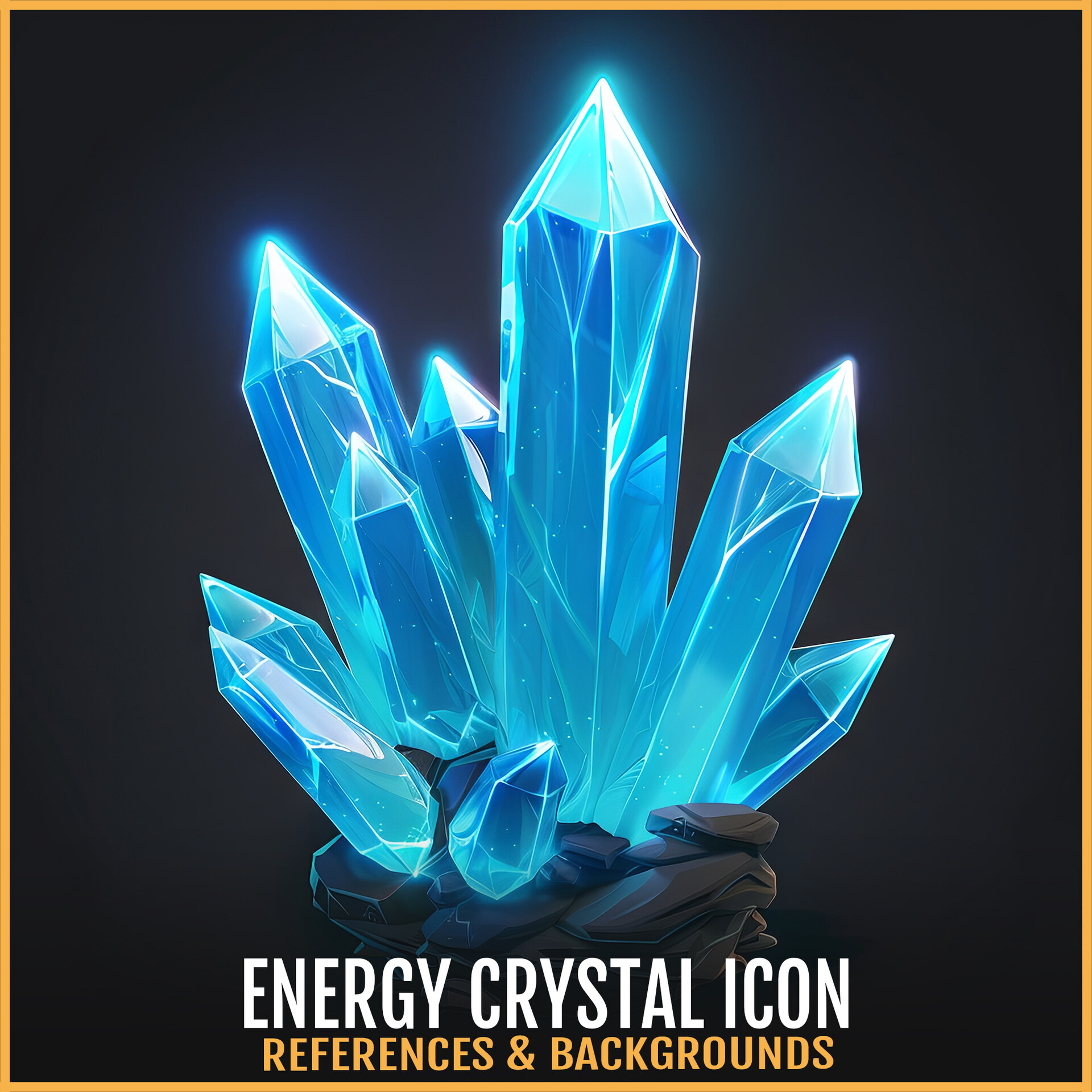 ArtStation - 505 Energy Crystal Icon