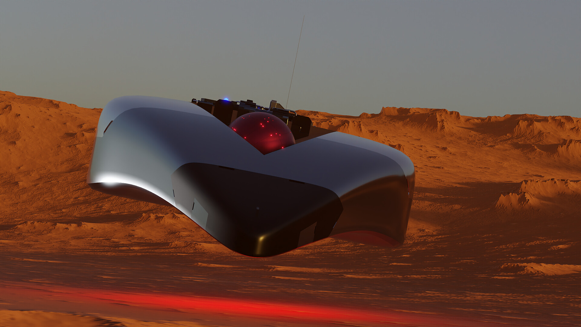 3D Modeling and Animation Portfolio of Lee Kolb - Mars Concept Vehicle