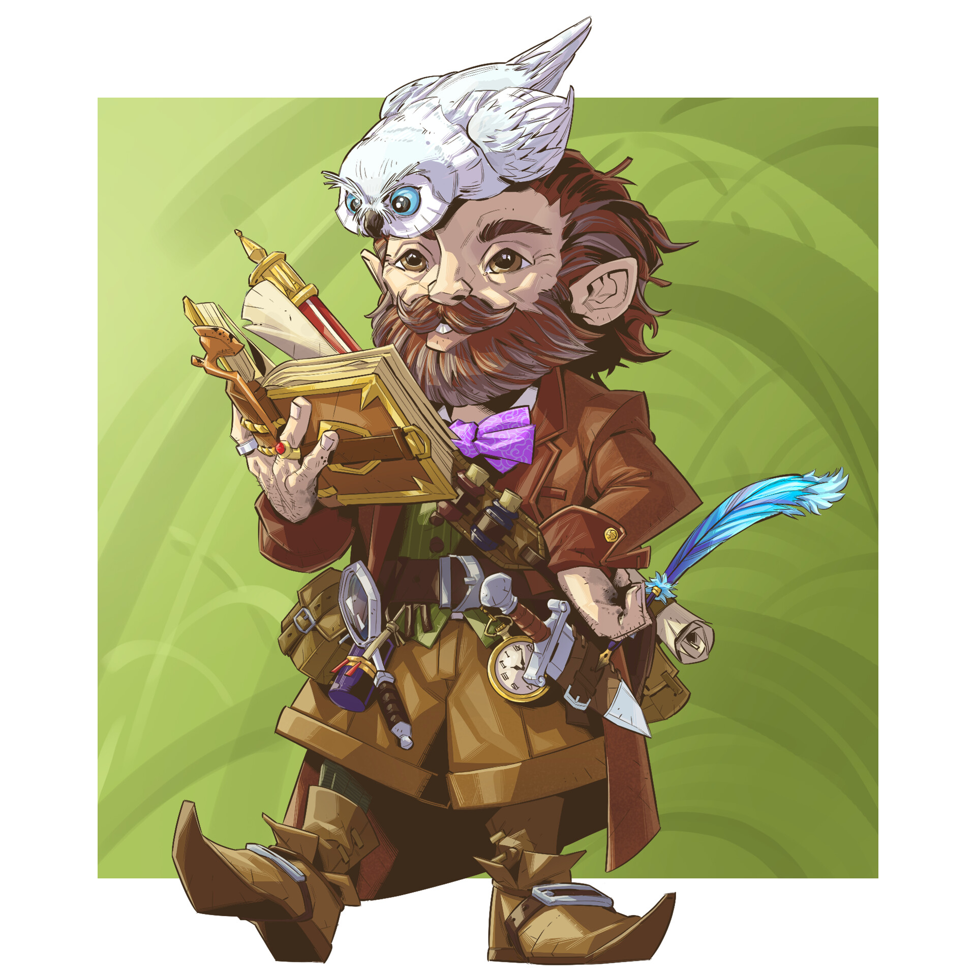 ArtStation - Halfling Wizard
