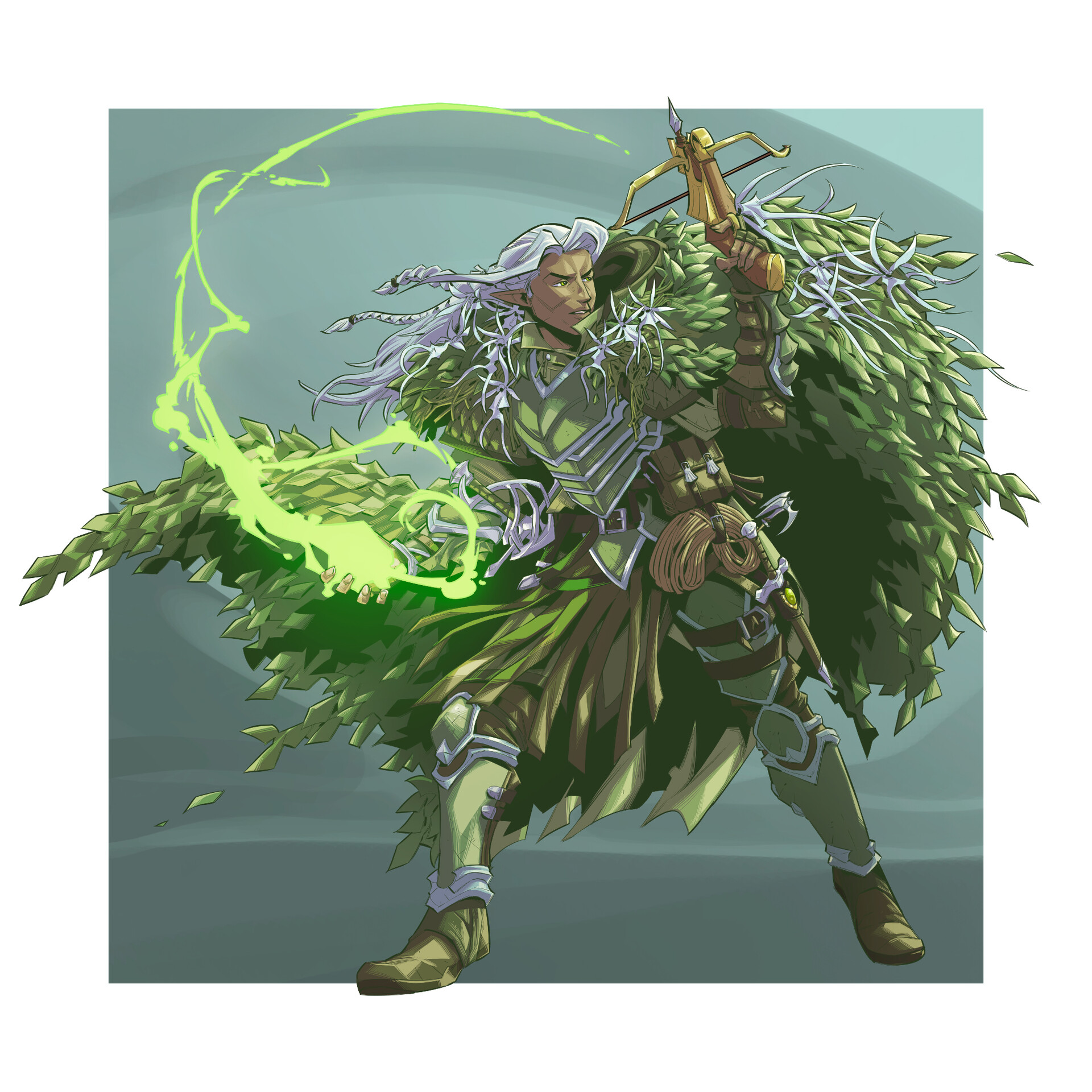 ArtStation - Elven Ghost Orchid Druid