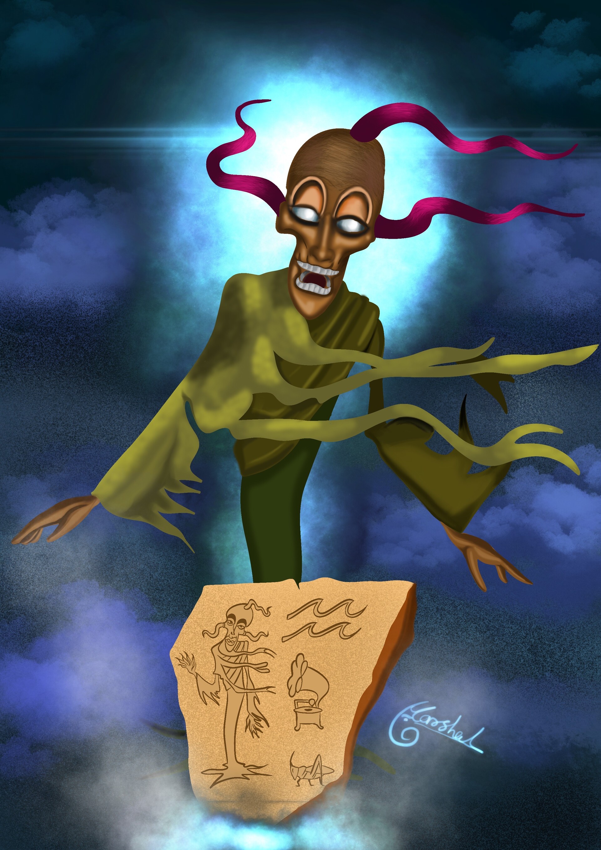 ArtStation - King Ramse’s curse