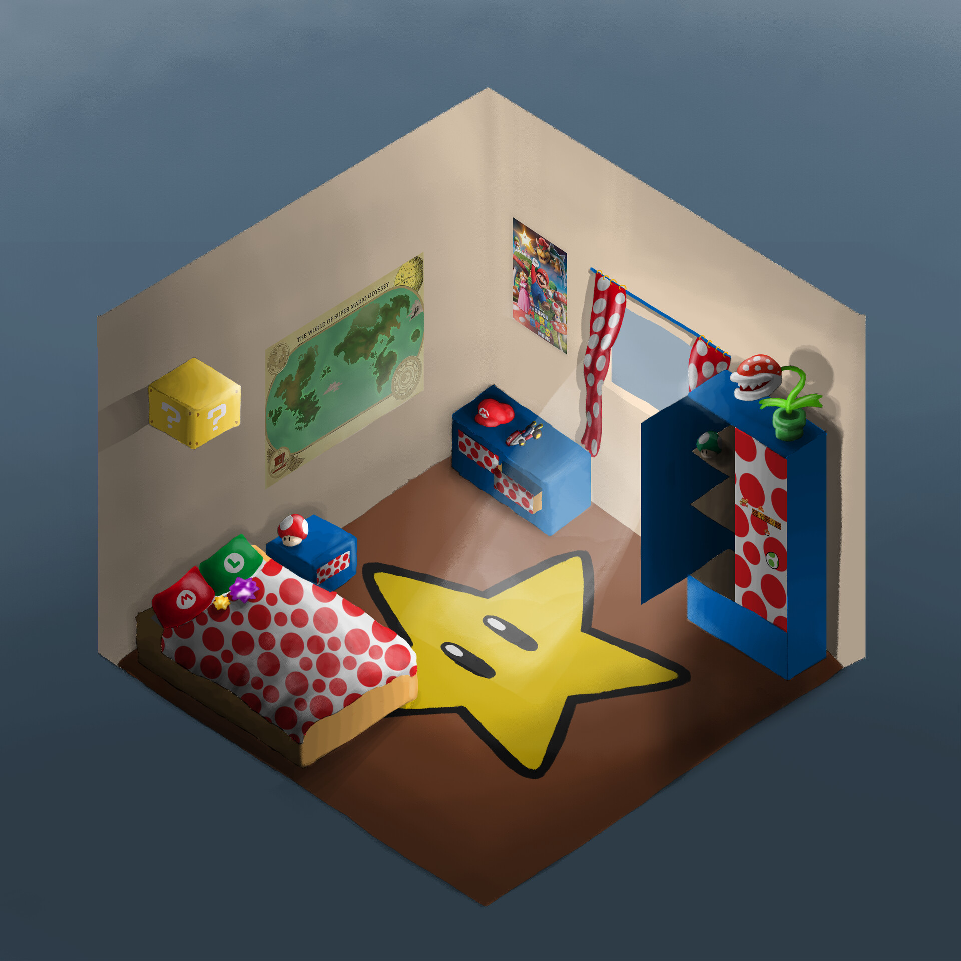 ArtStation - Mario's Room