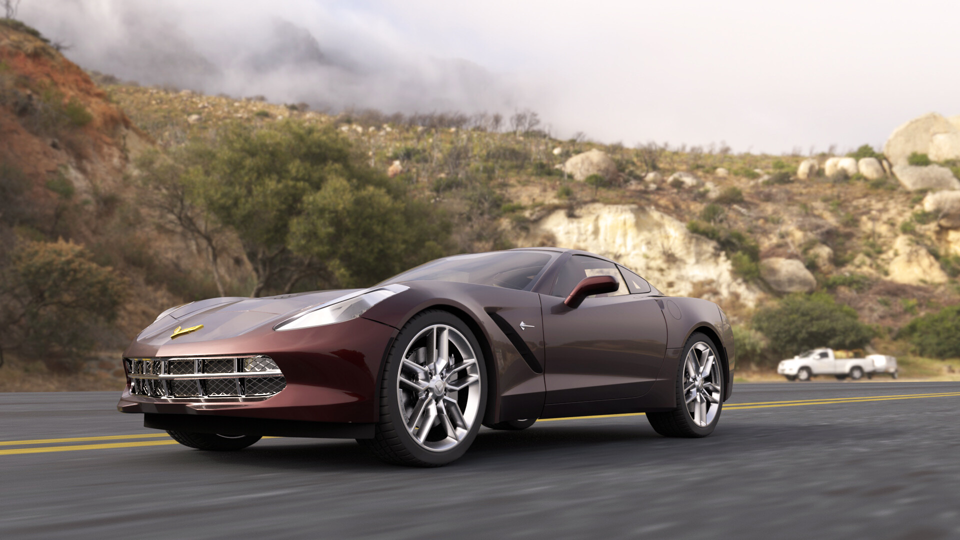 ArtStation - Chevrolet 3D