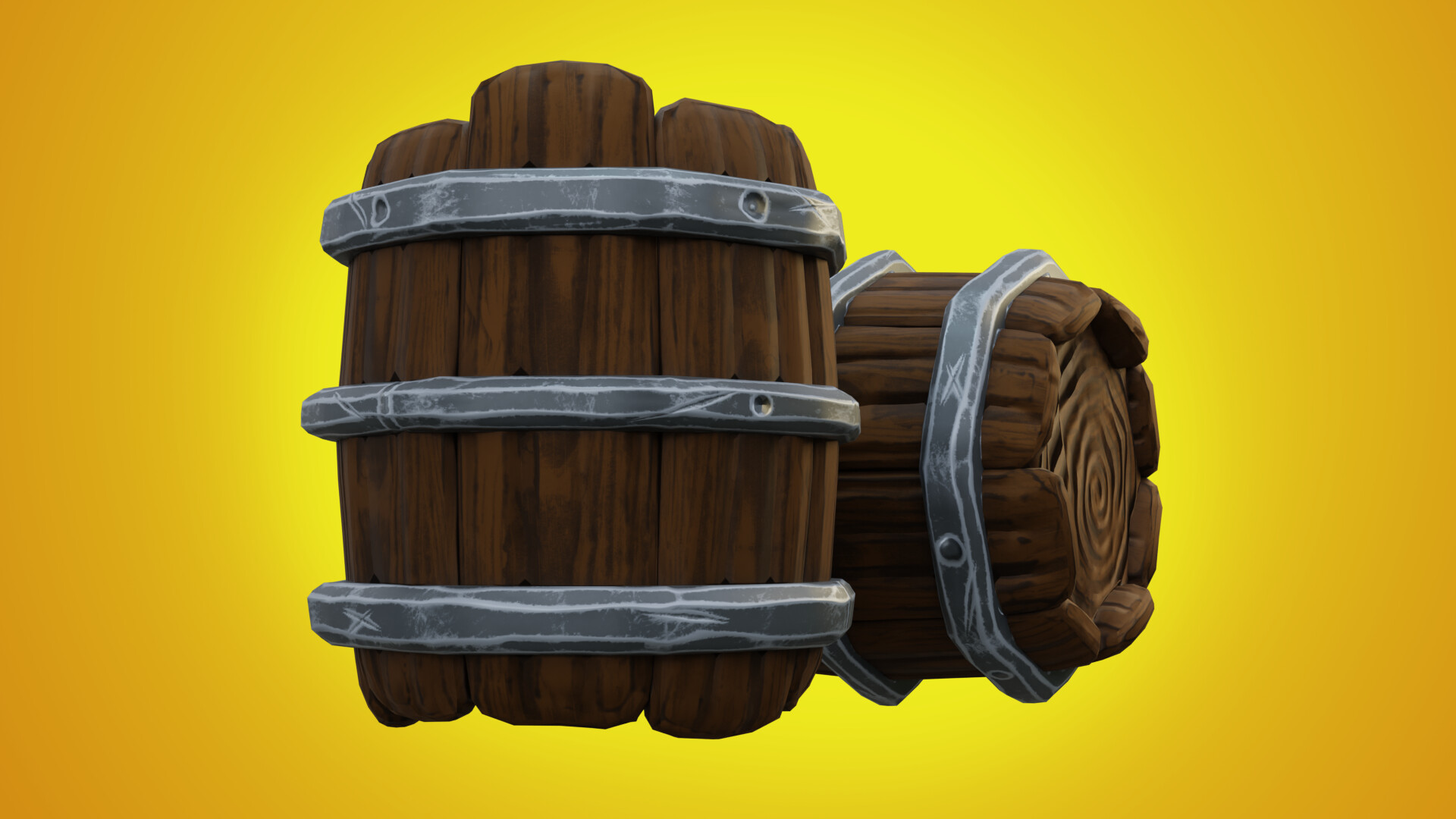 ArtStation - Stylized Barrel