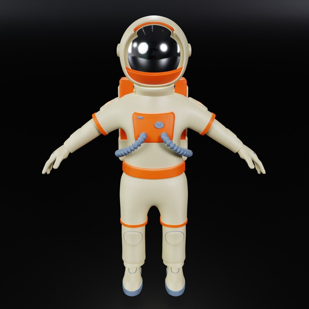 ArtStation - Astronaut - My First Character Creation