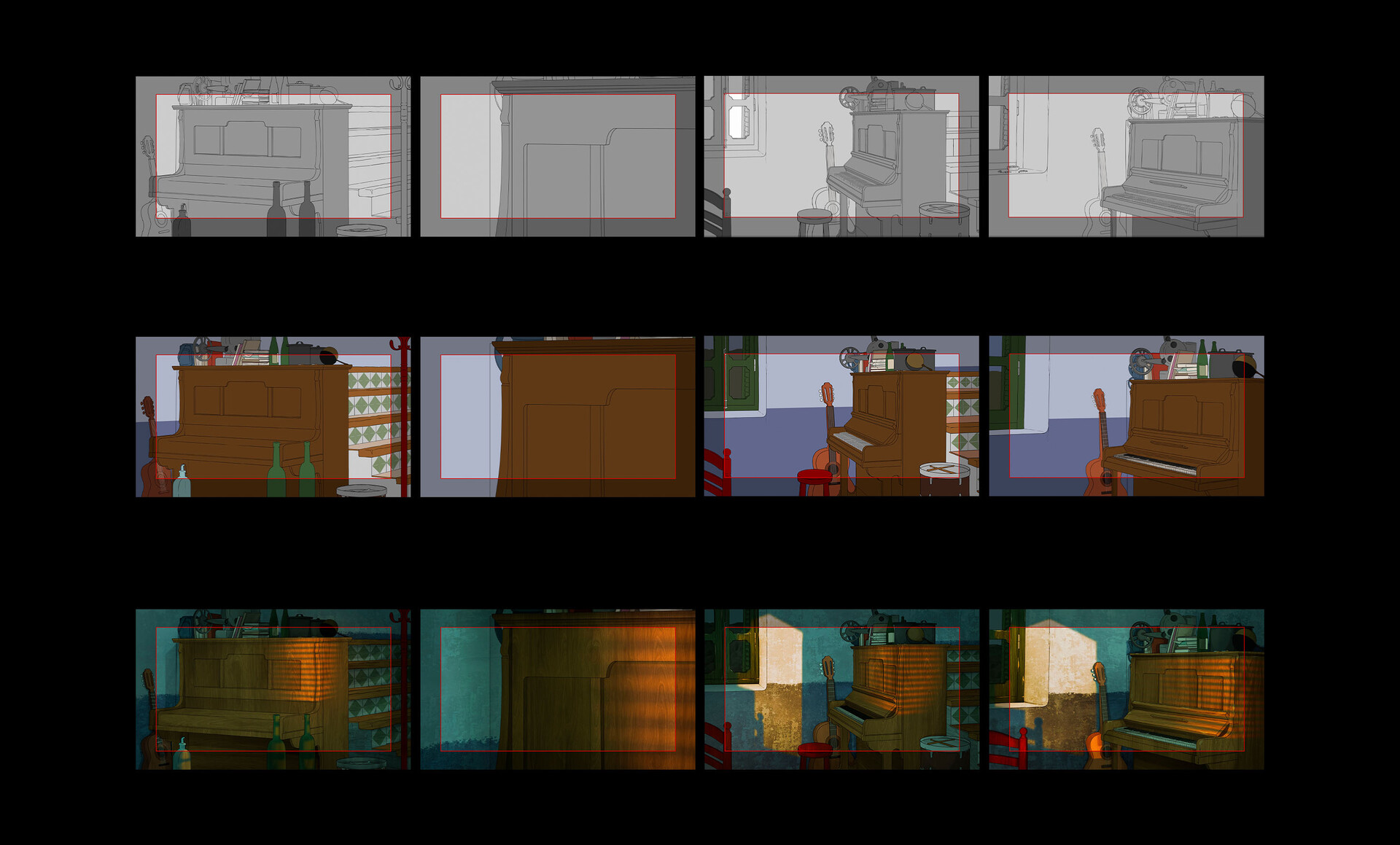 ArtStation - Animation sequence (layout + color)
