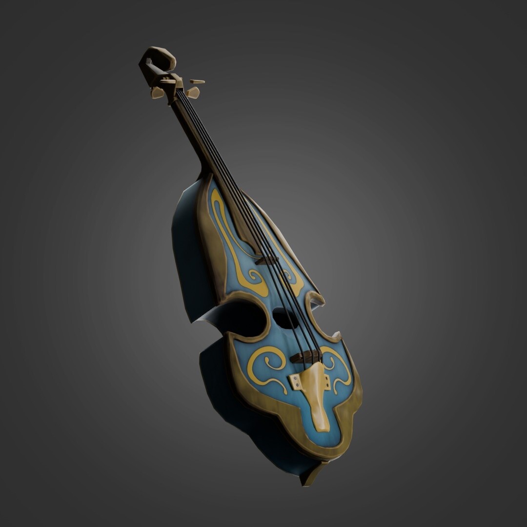 ArtStation - Stylized Guitar