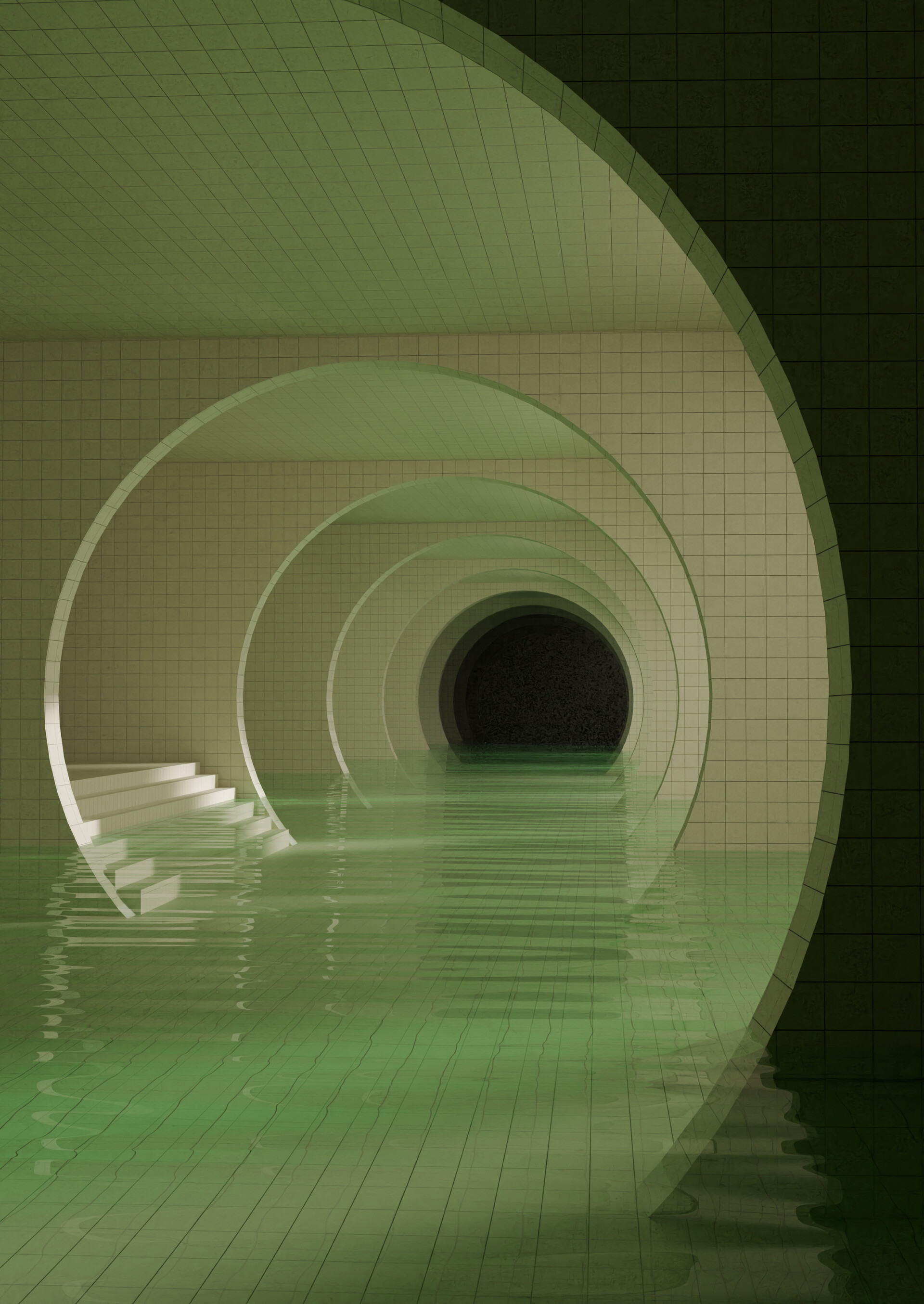 ArtStation - Backrooms - Pool