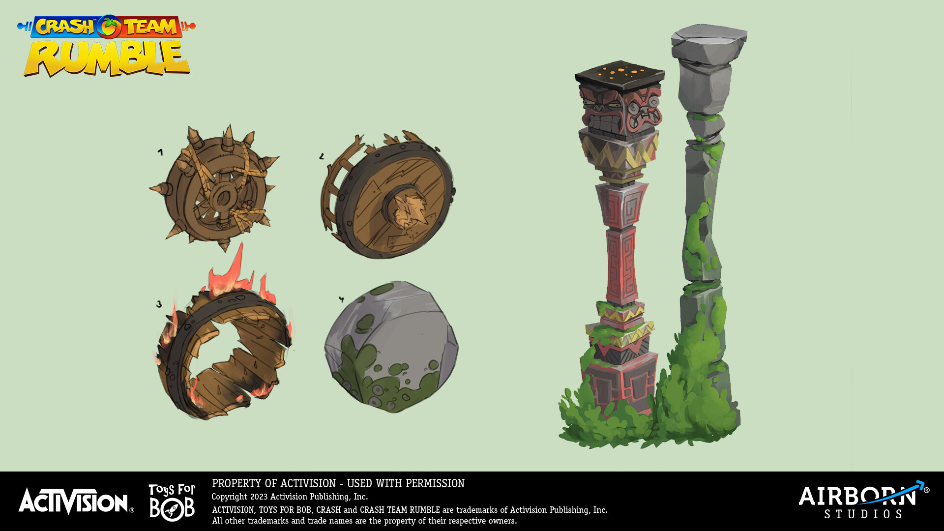 Airborn Studios - Crash Team Rumble - Tiki Towers Concepts