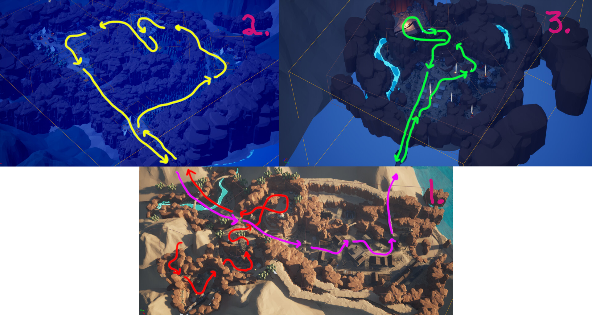 ArtStation - Level Design Breakdown of BEGRUDGED : Tutorial Segment