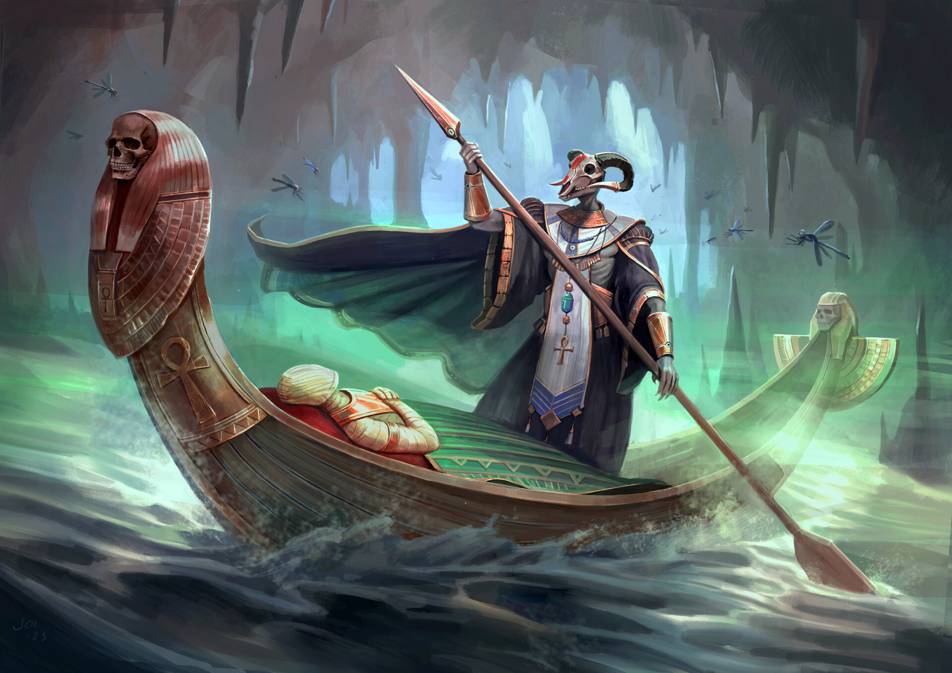 ArtStation - Kherty, Undead Ferryman
