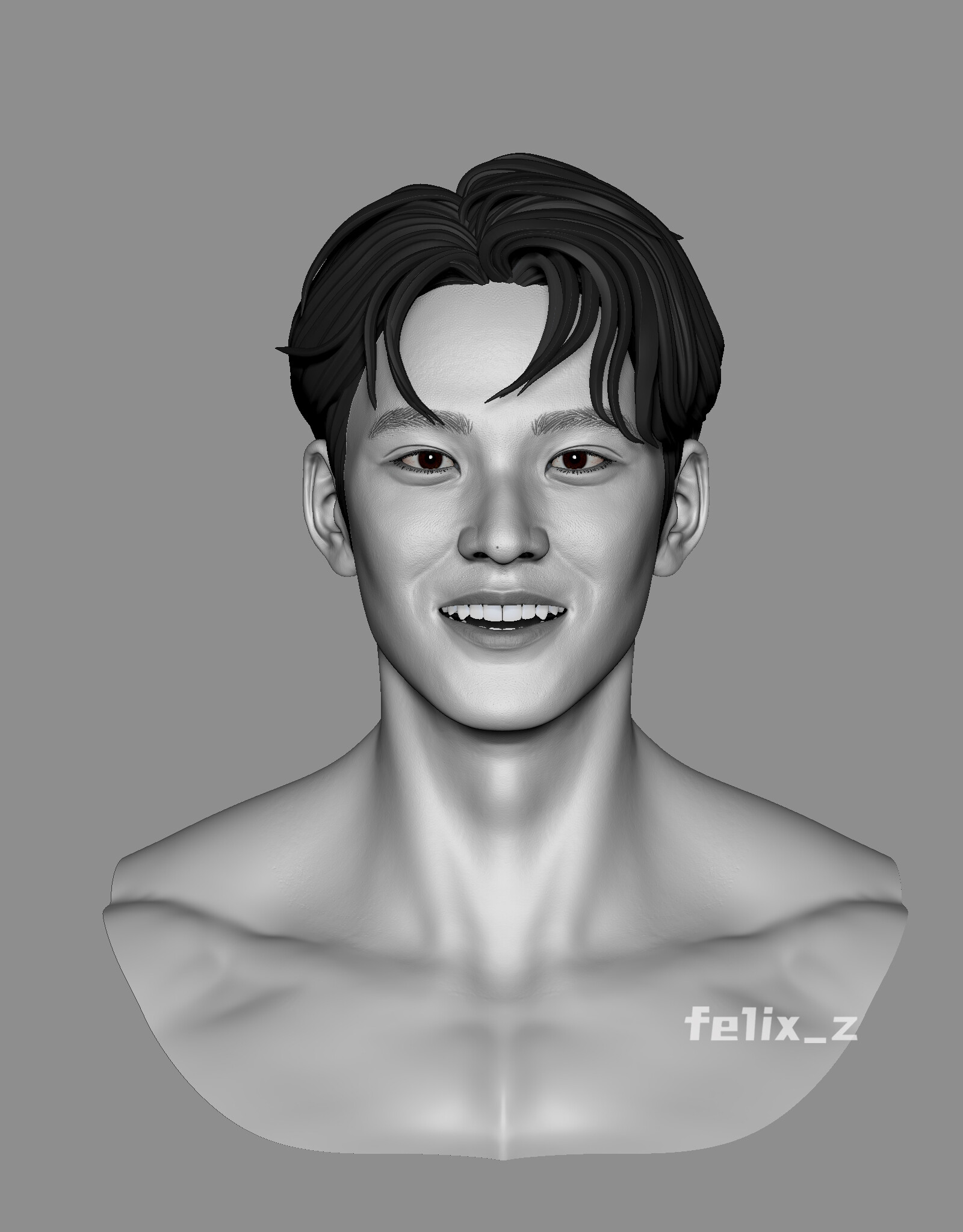 ArtStation - SEVENTEEN MINGYU 3D Exercise