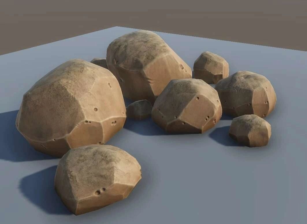 ArtStation - Stylized Rocks