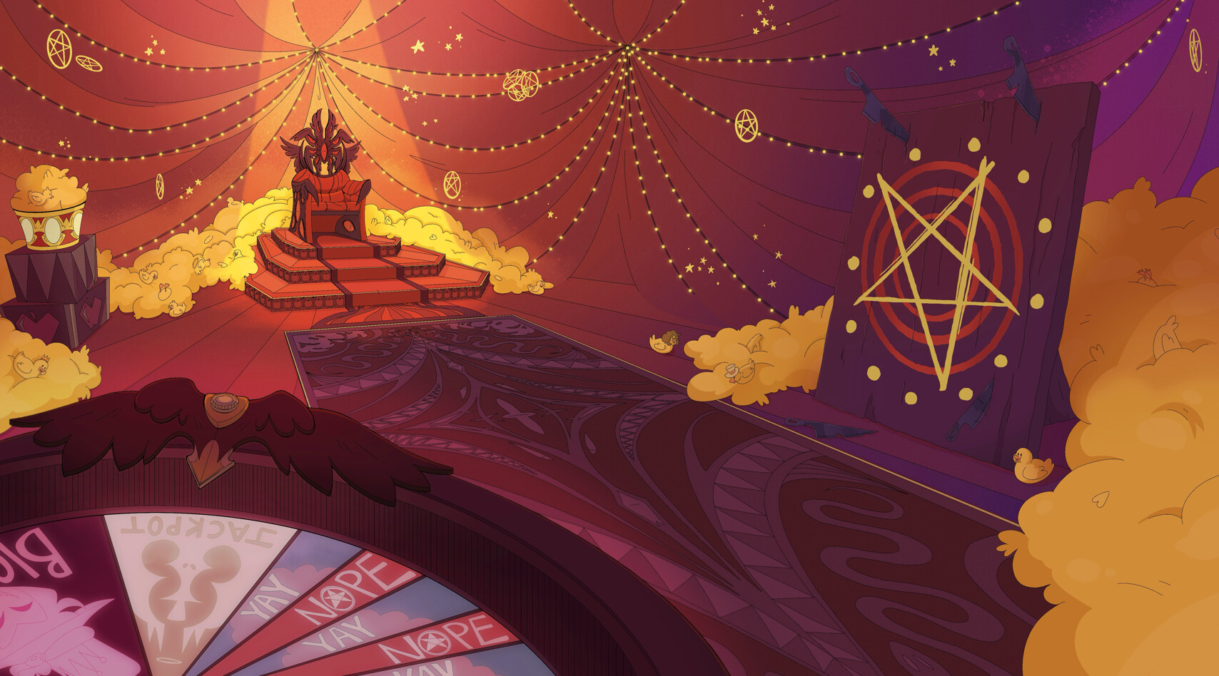 ArtStation - Backgrounds inspired by "Hazbin Hotel"