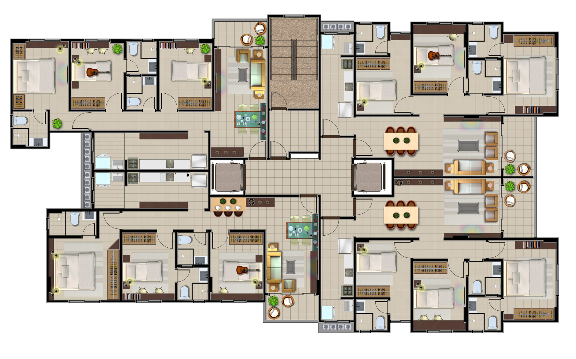 ArtStation - 2D Layout for a Building in Joao Pessoa-Brazil