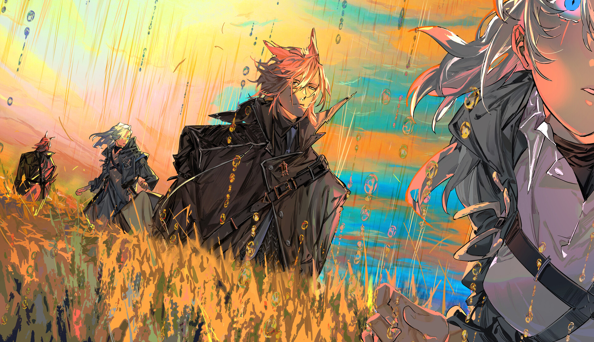 ArtStation - golden rain