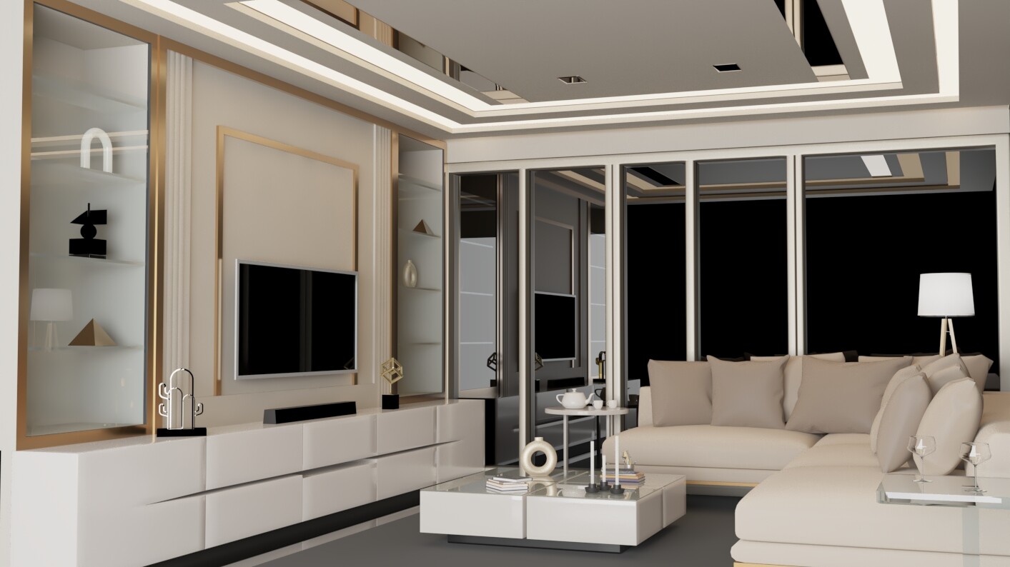 ArtStation - 3D Interior Design on 3DS MAX and VRAY