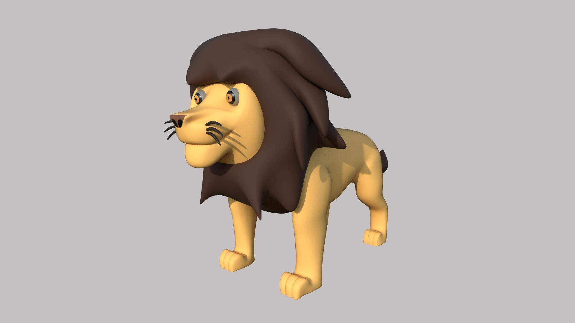 ArtStation - cartoon lion