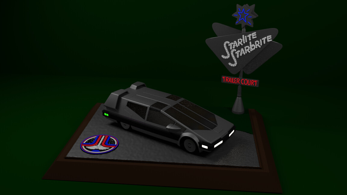 ArtStation - Last Starfighter Star Car diorama tests