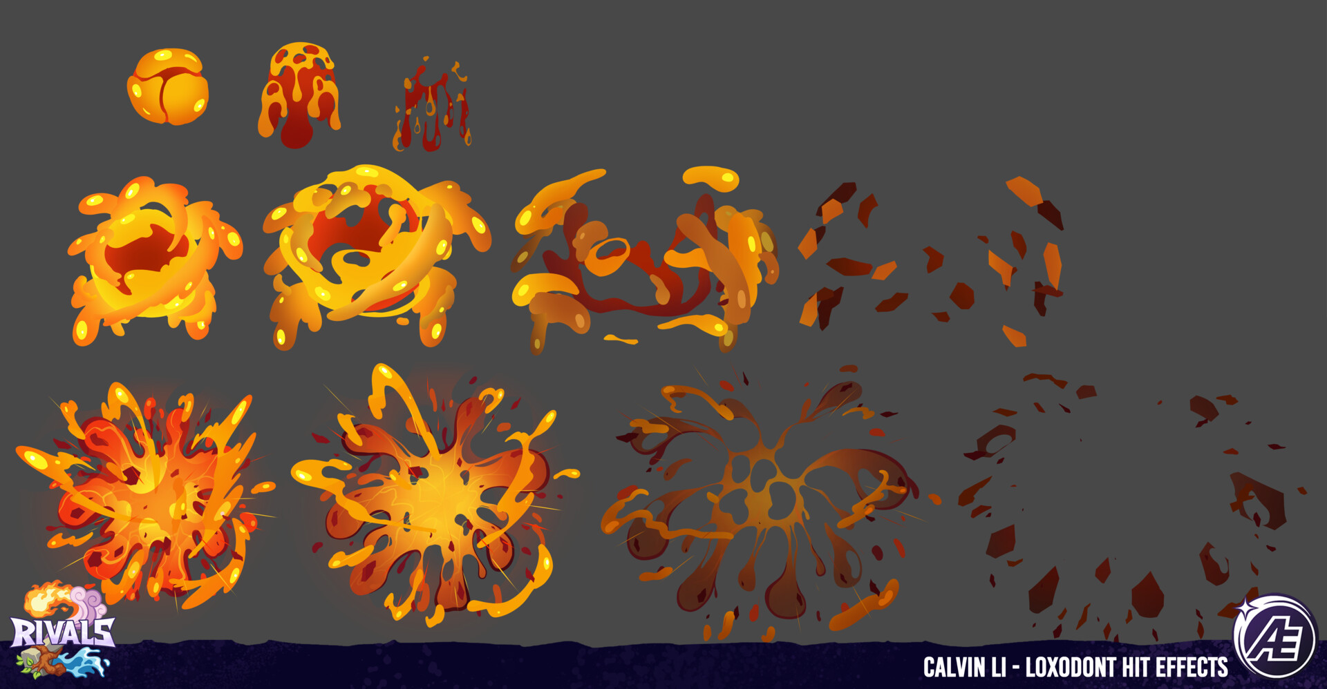 Calvin Li - Rivals of Aether 2 - Loxodont VFX Concepts