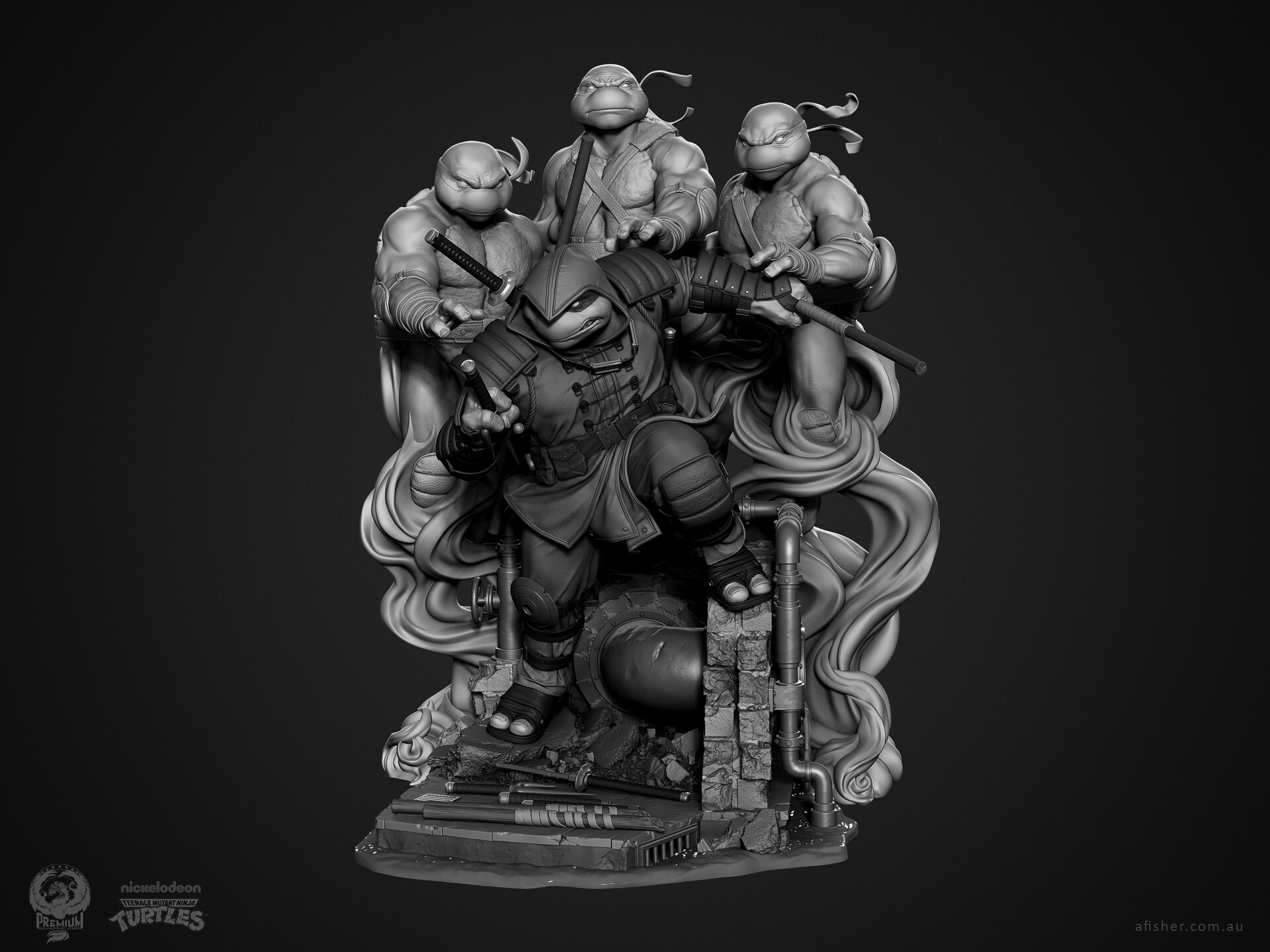 Adam Fisher - TMNT: The Last Ronin Statue Sculpt