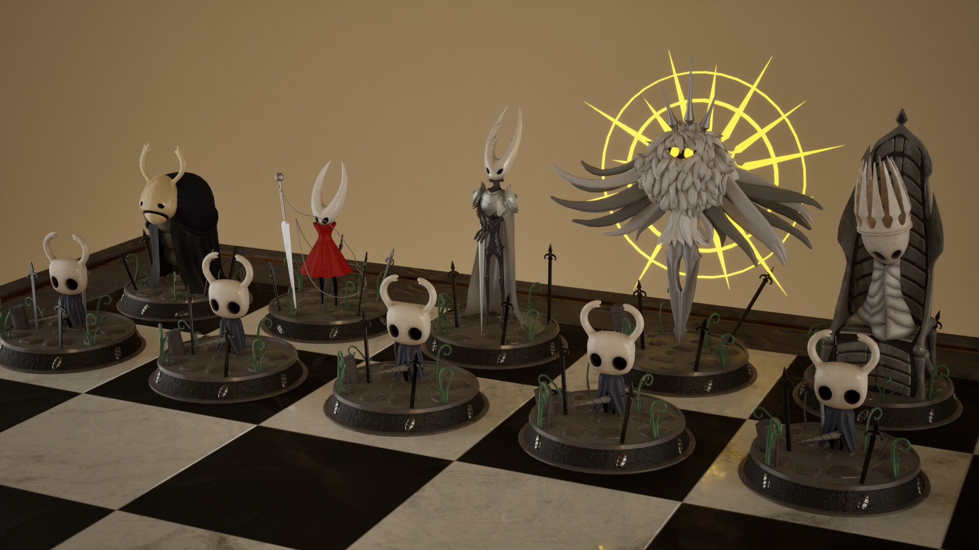 ArtStation - Hollow Knight Chess