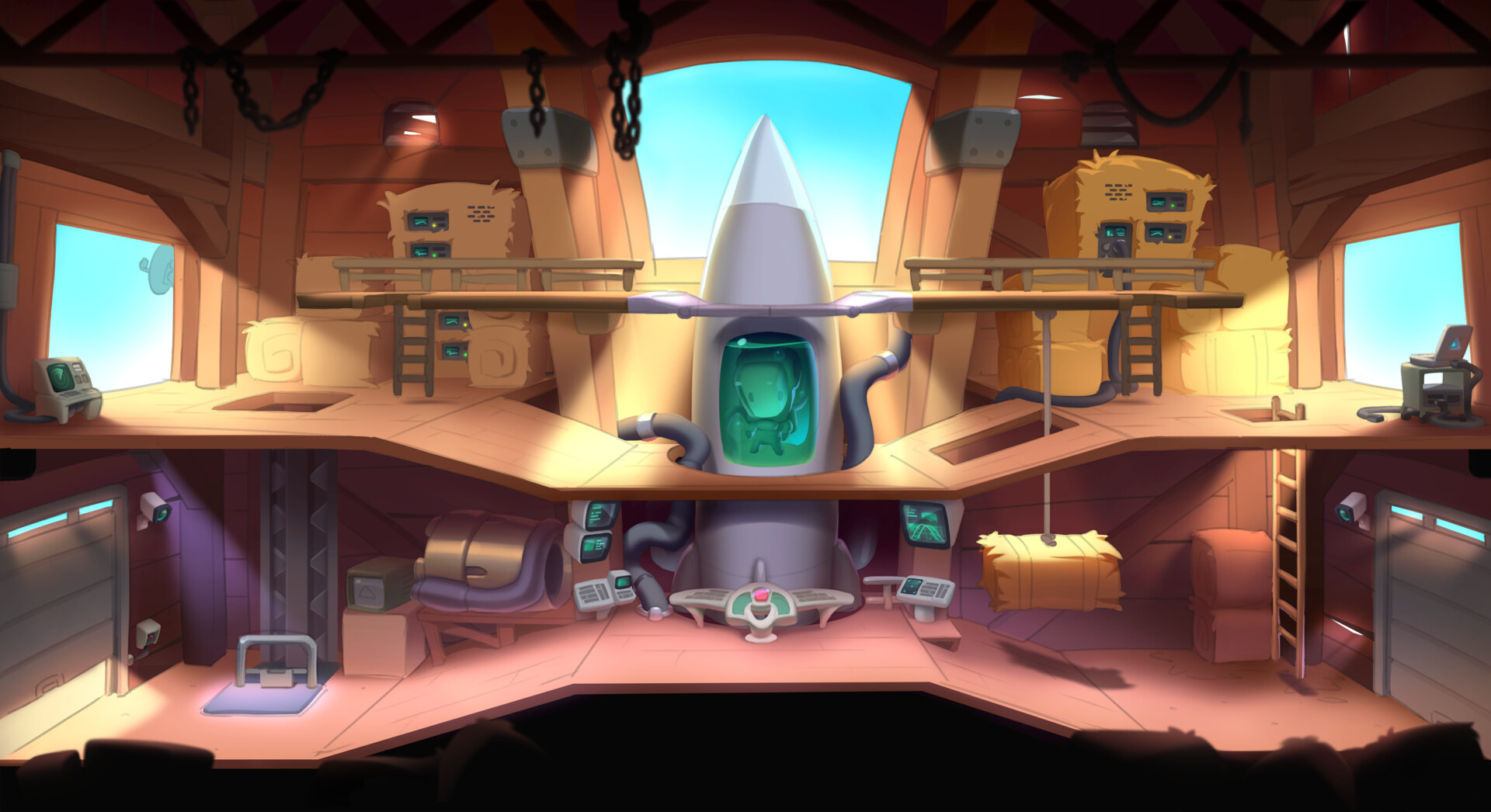 ArtStation - Hero shooter - Level Concept