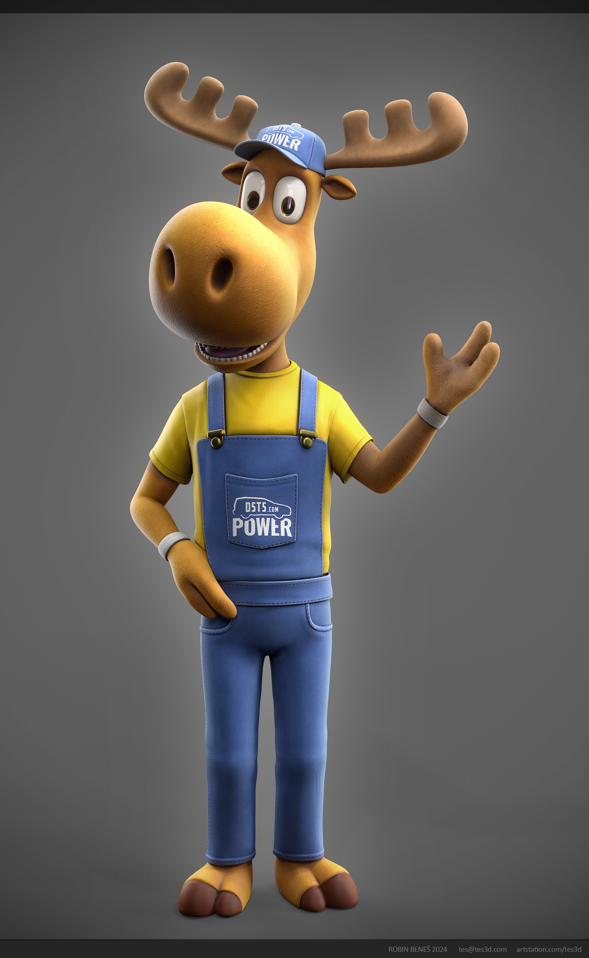 ArtStation - Moose mascot - D5T5.com