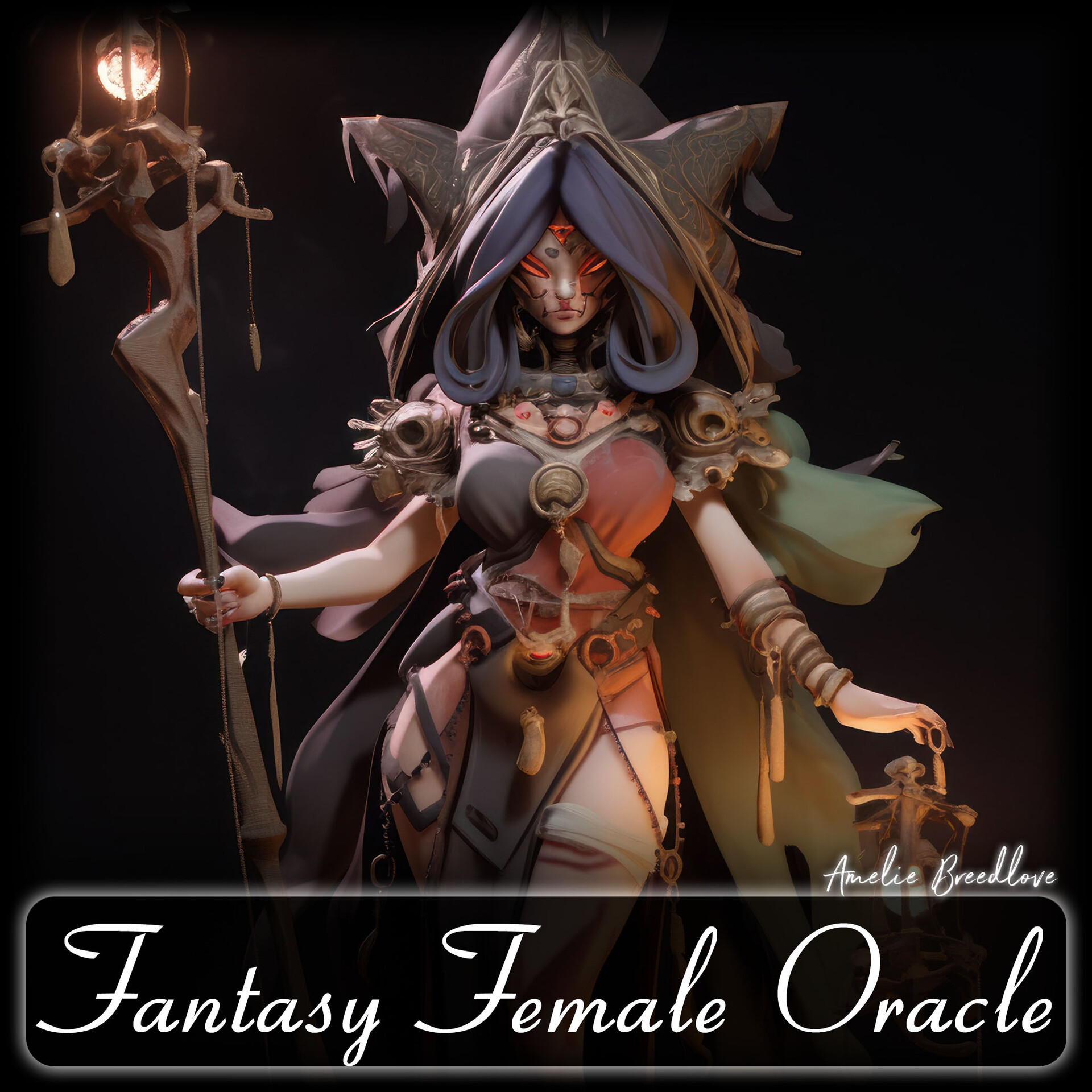 ArtStation - 200 Fantasy Female Oracle Reference Pack | 4K | v.72