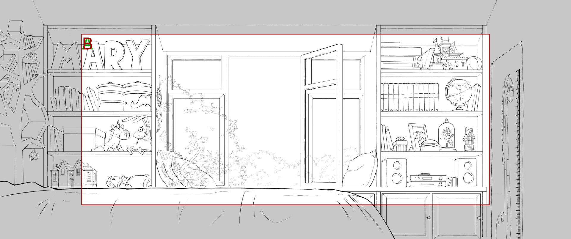 ArtStation - Layout "A Greyhound of a girl"