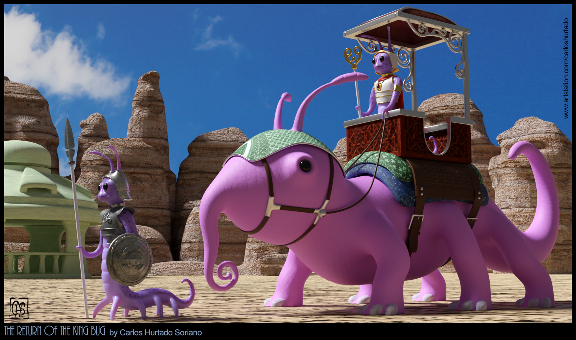 ArtStation - The return of the king Bug