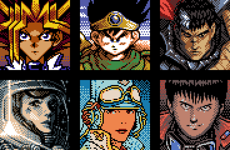 ArtStation - Pixel Art Style Examples (GBC graphics)