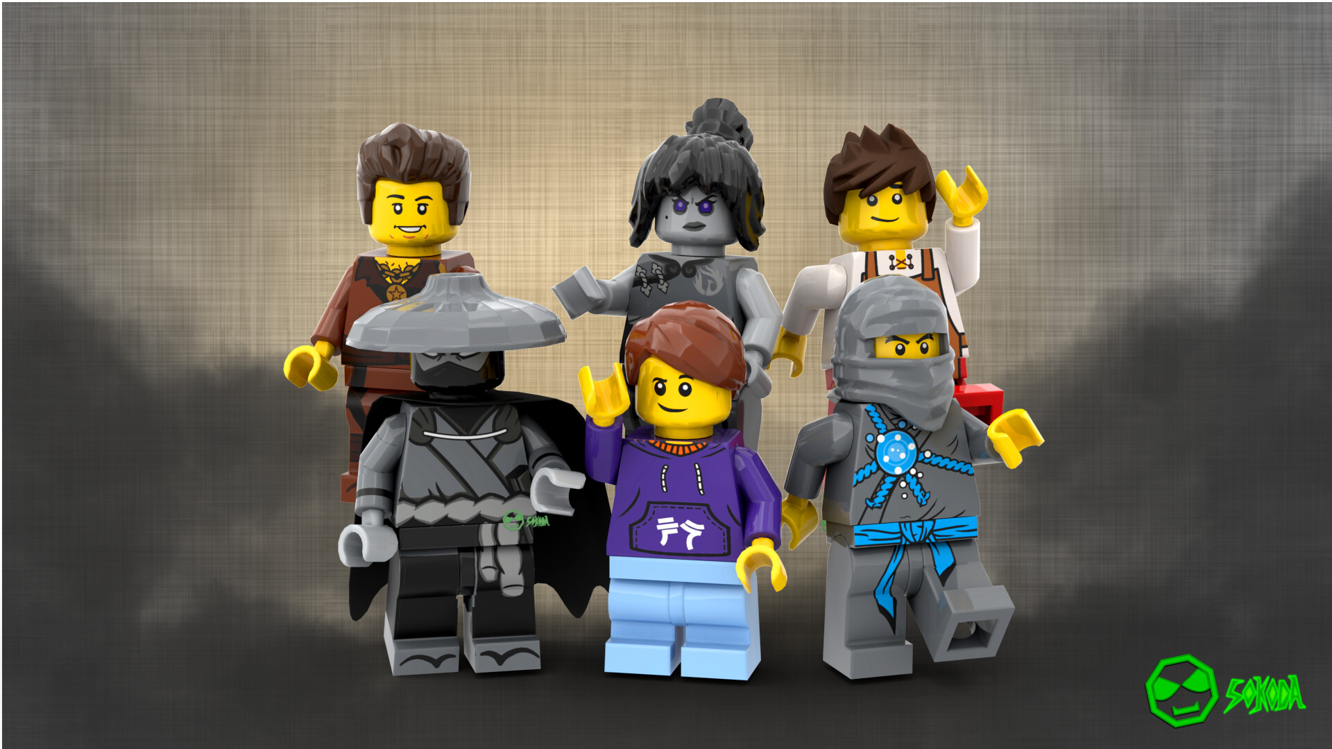 ArtStation - Miscellaneous Ninjago Minifigure Designs