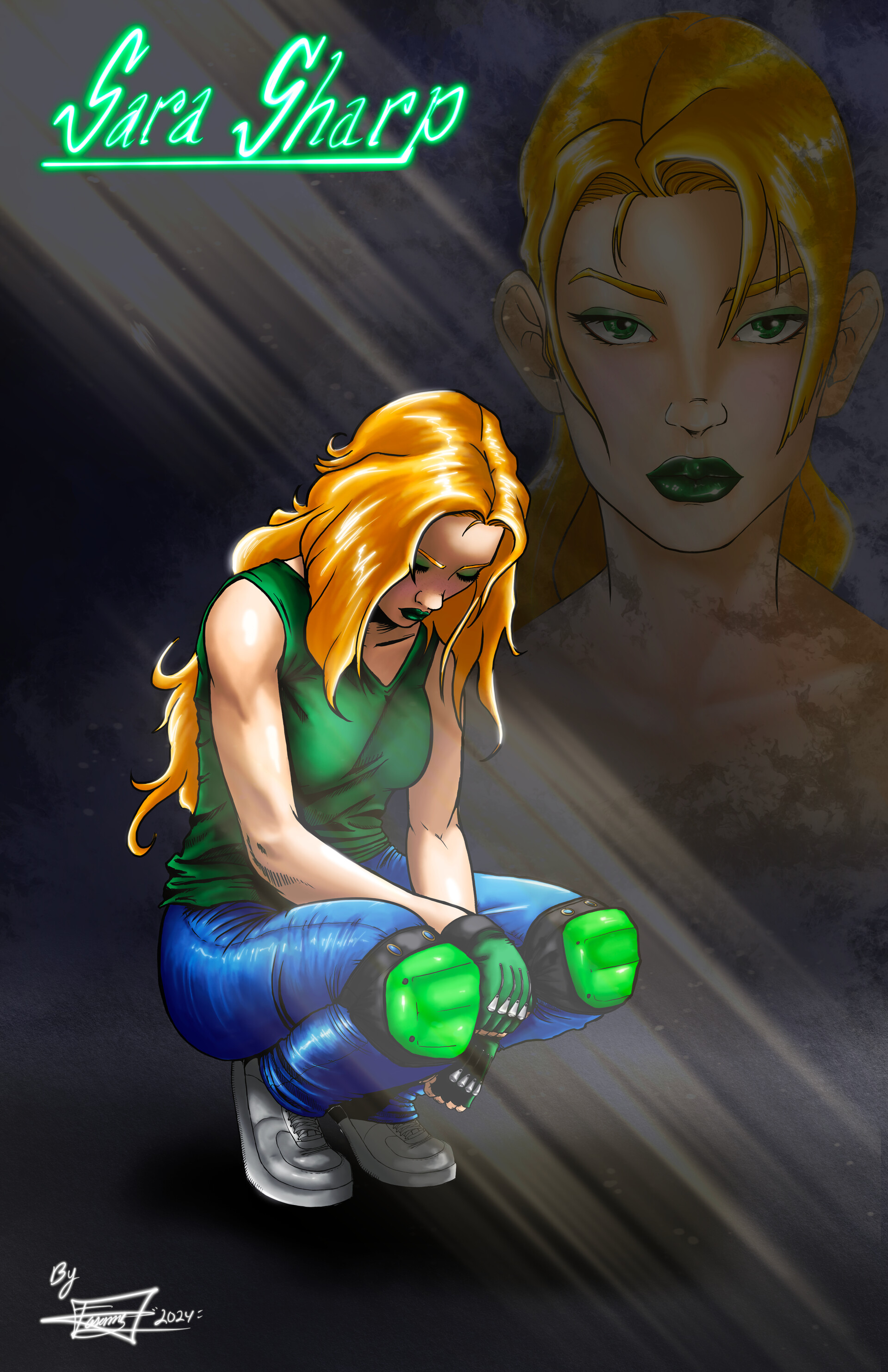 ArtStation - LegendZ: Sara Sharp