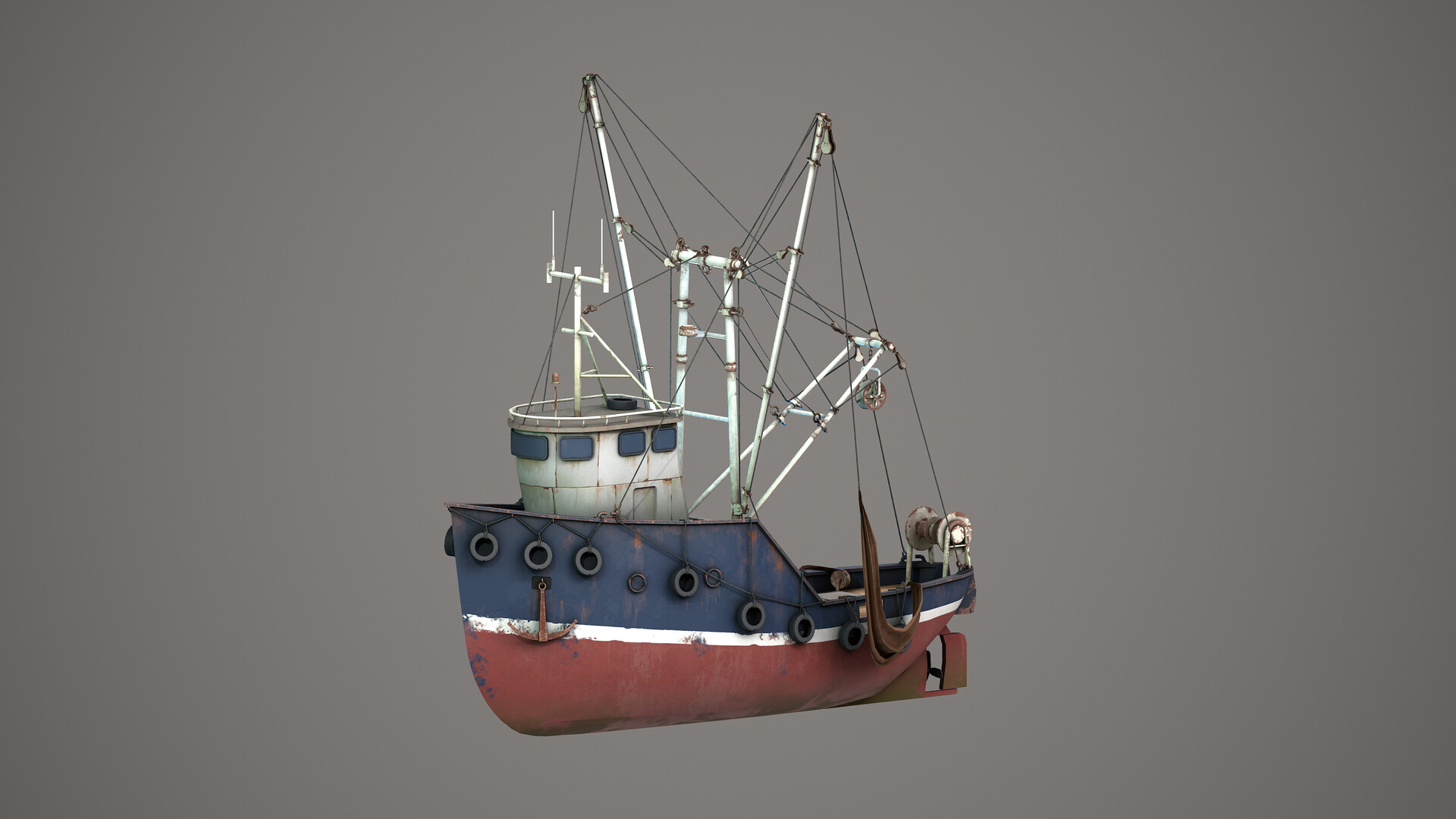 ArtStation - Low poly game ready models ship